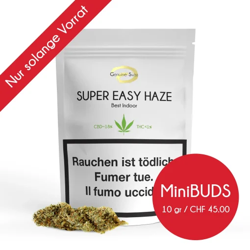 Genuine Swiss ~ Super Easy Haze “Mini Buds” ~ 10g - Zigaretten & E ...